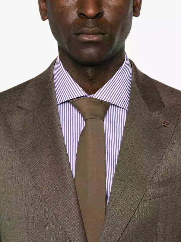 Tagliatore Peak-lapels Wool Suit
