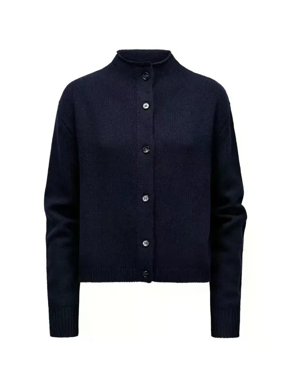 LISA YANG High Neck Button-fastening Cardigan