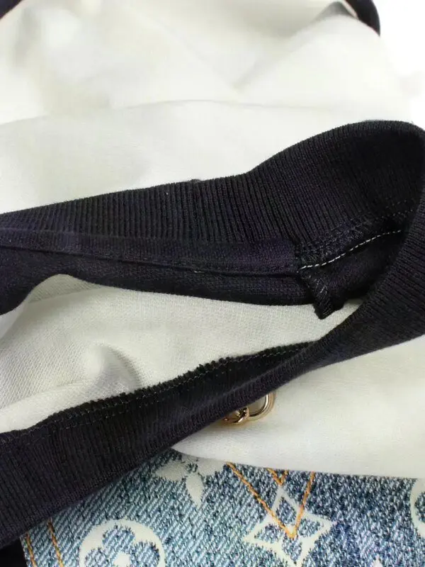 LOUIS VUITTON 2010s Monogram Front-pocket Striped Dress