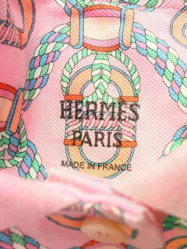Hermès 2010s Kanoe Patterned Polo Dress