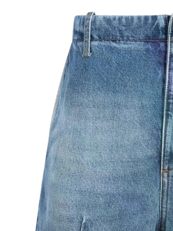 MAISON MARGIELA Faded Pleated Jeans
