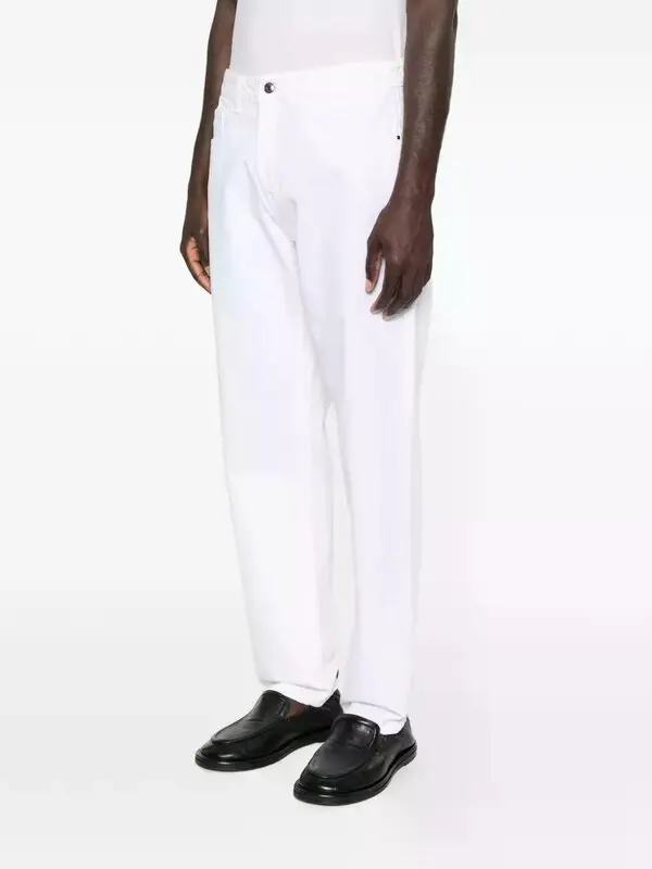 Canali Button-fastening Straight-leg Jeans