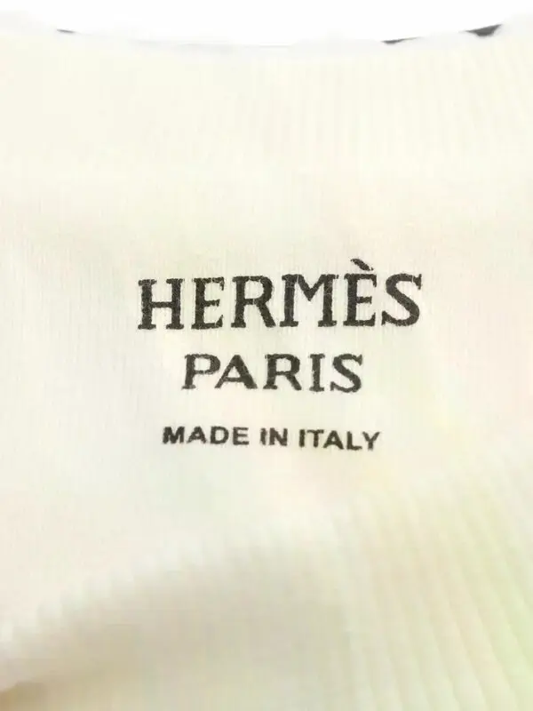 Hermès 2010s Coaching Remix Mini Dress - Neutrals