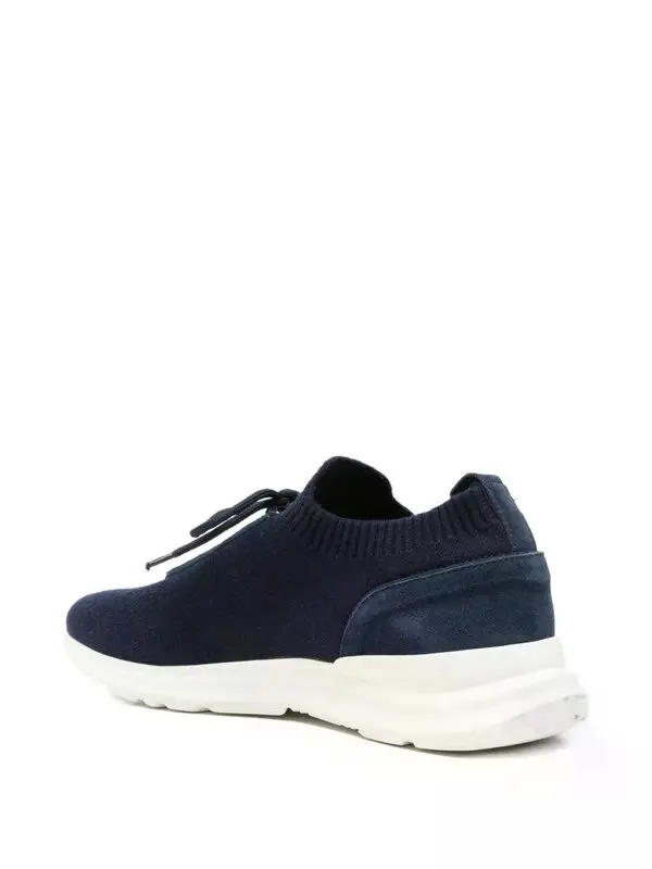 Eleventy Lace-up Panelled Sneakers