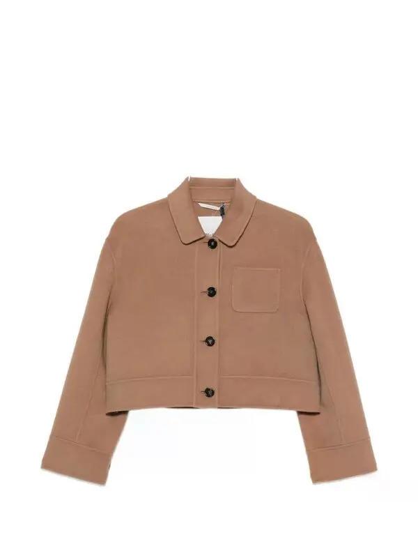 Max Mara Cropped Button-down Jacket