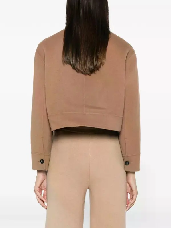 Max Mara Cropped Button-down Jacket