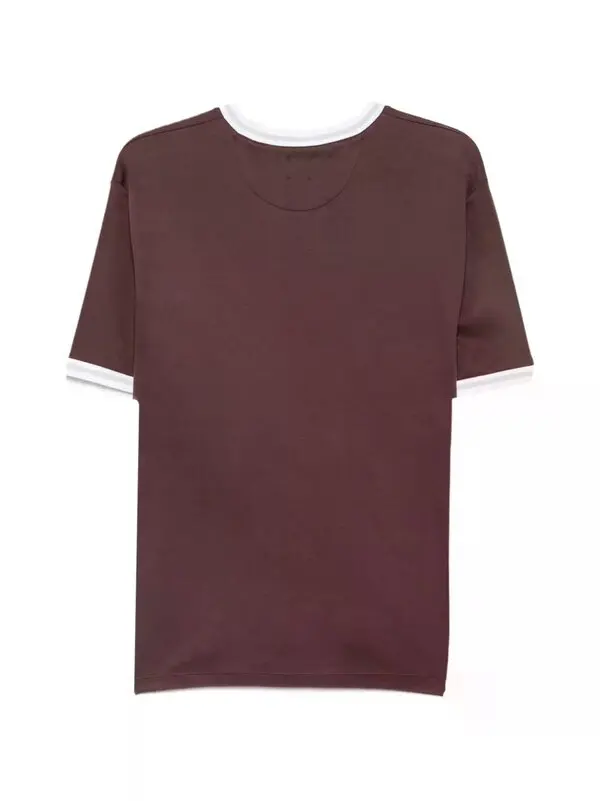 Eleventy Contrast-trim T-shirt