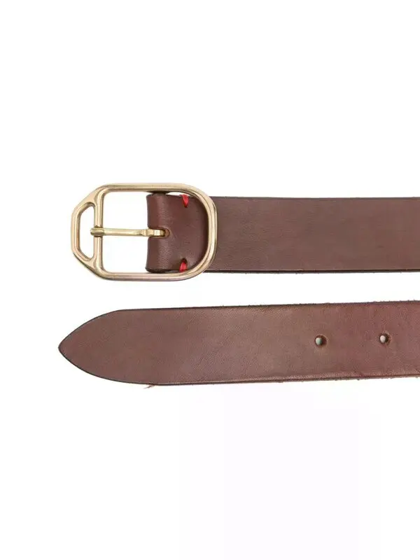Eleventy Buckle-fastening Leather Belt