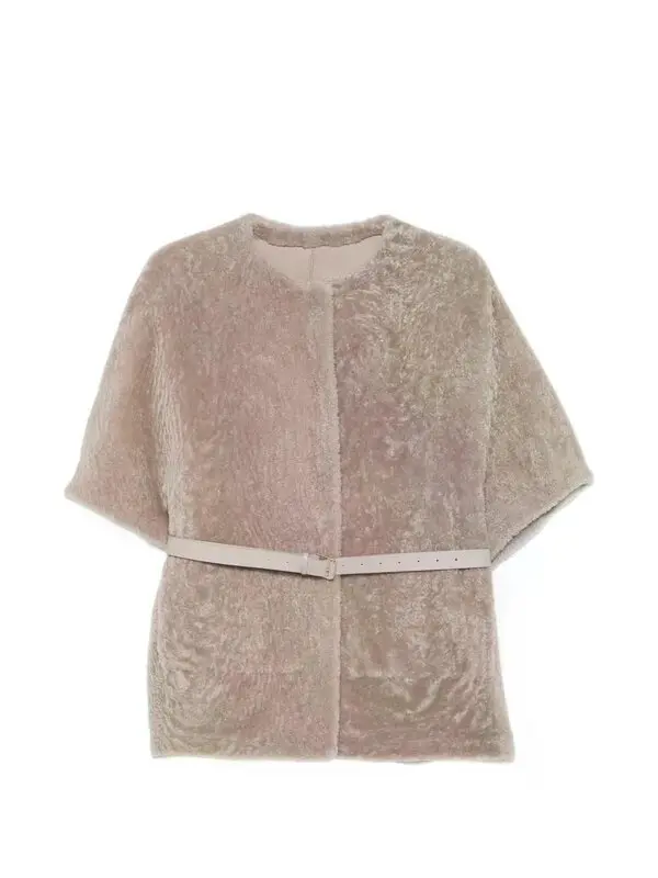 MANZONI 24 Belted Short-sleeve Jacket