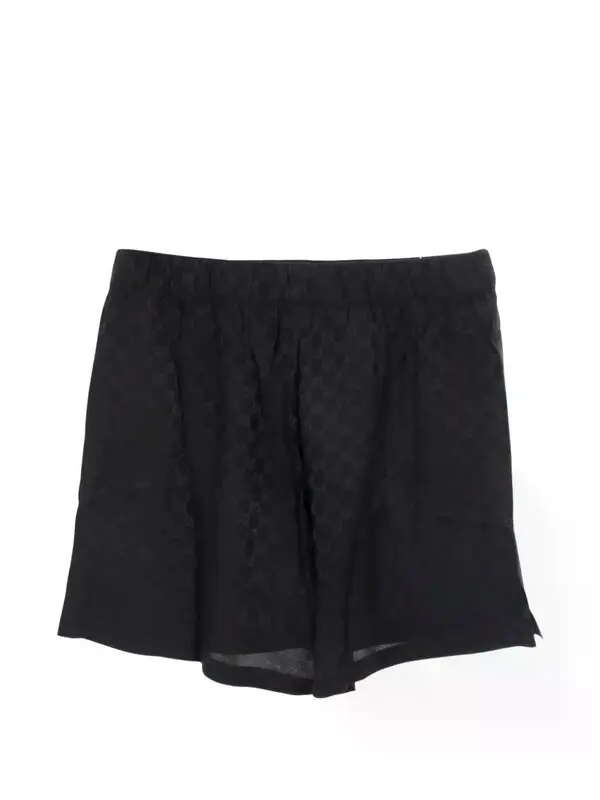 Gucci Gg Pattern Silk Jacquard Shorts