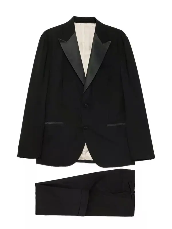 Eleventy Peak-lapel Single-breasted Suit