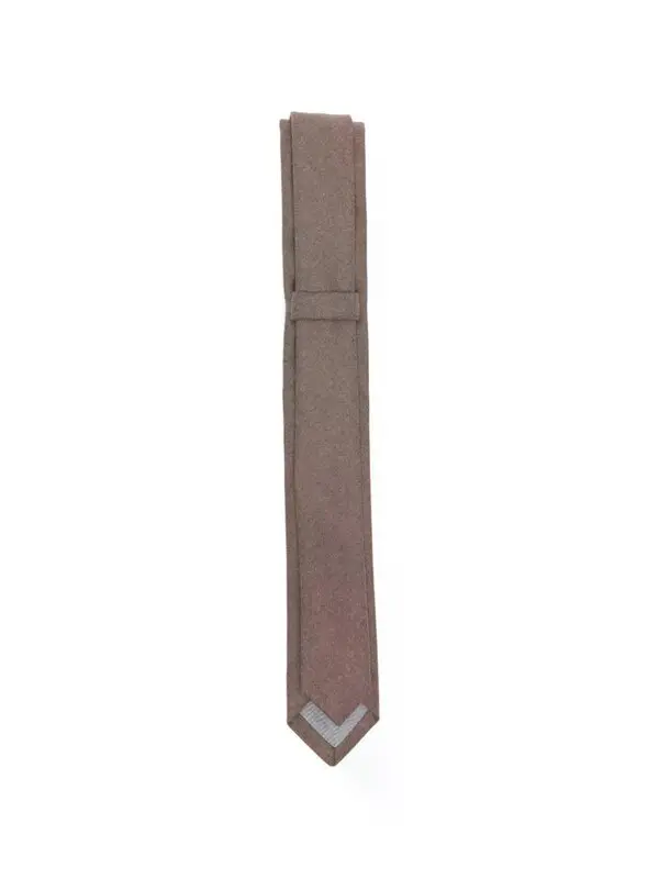 Eleventy Brushed-finish Tie
