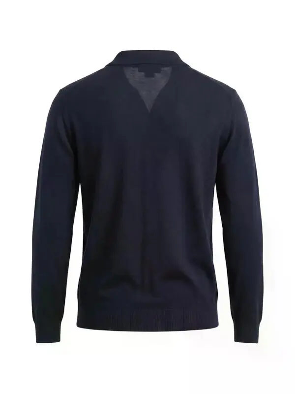 Sease Open-collar Wool Sweater