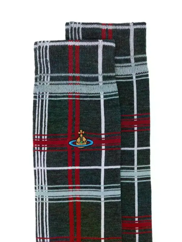 VIVIENNE WESTWOOD Orb Tartan Socks