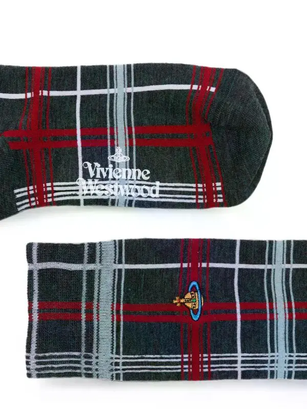 VIVIENNE WESTWOOD Orb Tartan Socks