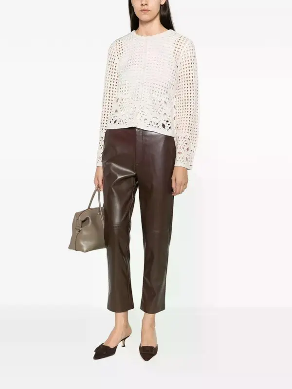 FRAME Postcard Crochet Cardigan - Neutrals