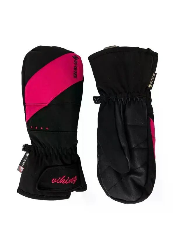 VIKING Gore-tex Embroidered Mittens - Black