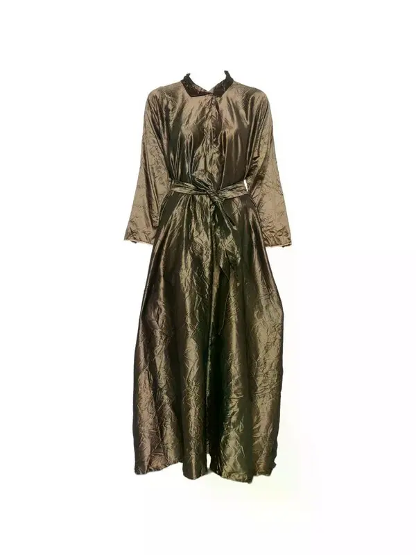 DANIELA GREGIS Crinkled-finish Maxi Dress