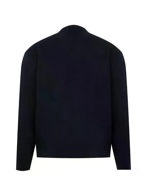 JIL SANDER Button-up Crew-neck Cardigan