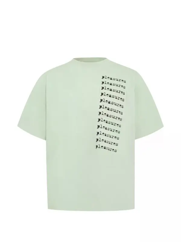 PLEASURES Logo-print Slip-pocket T-shirt