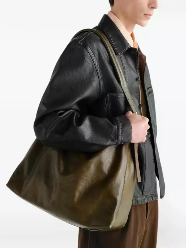 LEMAIRE Belted Bag In Leather