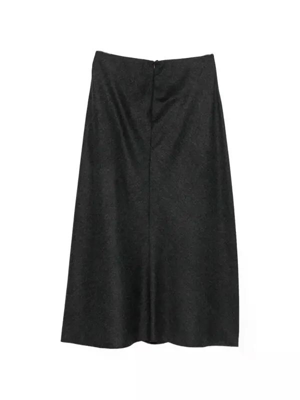 Giorgio Armani Asymmetric Draped Midi Skirt