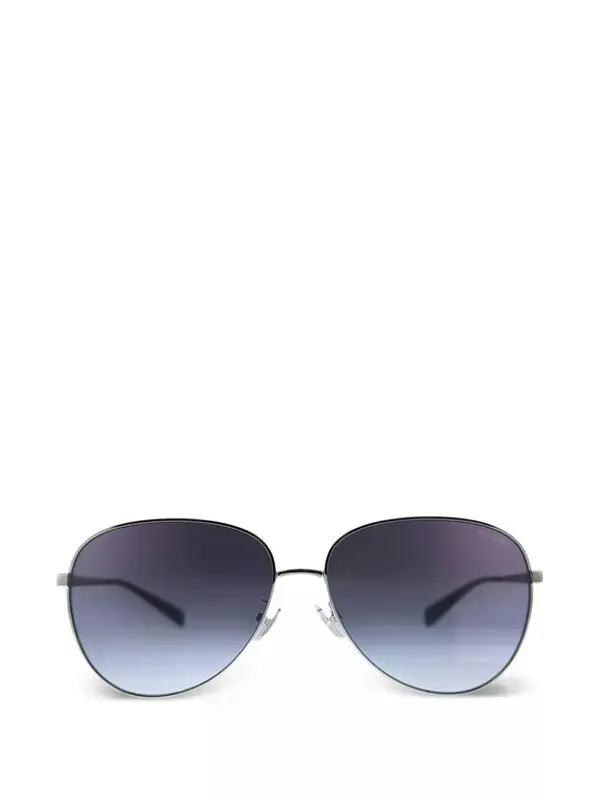 COACH Pilot Frame Tinted Sunglasses - Silver