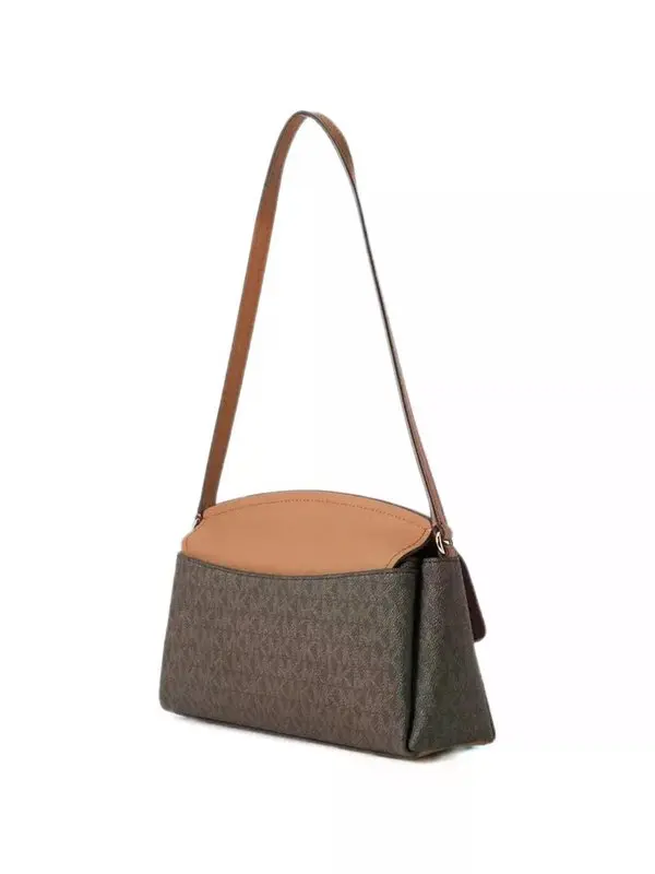 Michael Kors Monogram-print Logo-plaque Shoulder Bag