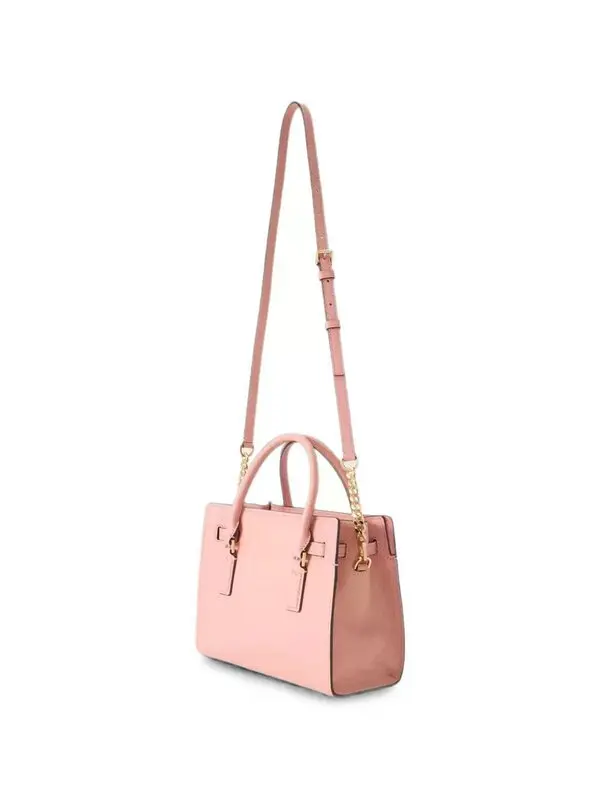 Michael Kors Padlock-detail Leather Tote Bag