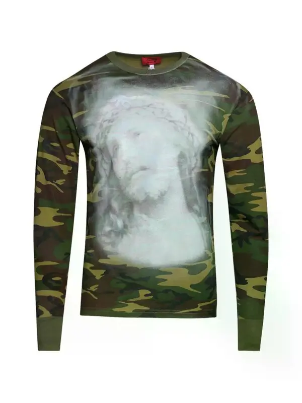 LA MASKARADE Miami Camouflage-print T-shirt