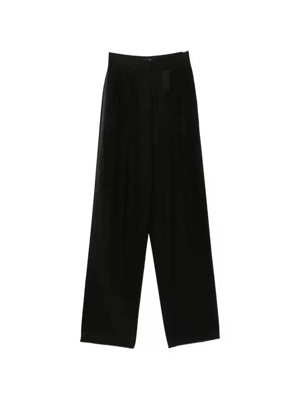 TOM FORD Satin-trimmed Pleated Trousers