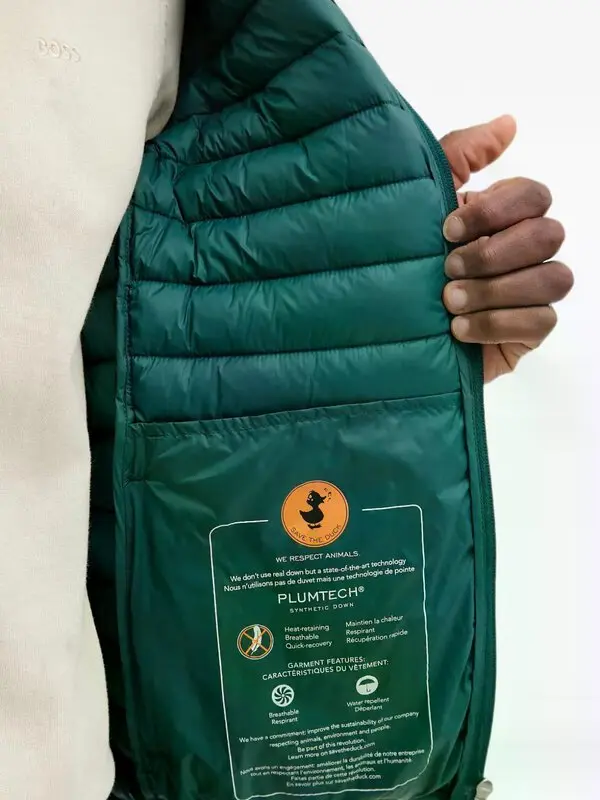 SAVE THE DUCK Donald Zip-fastening Hooded Jacket - Green