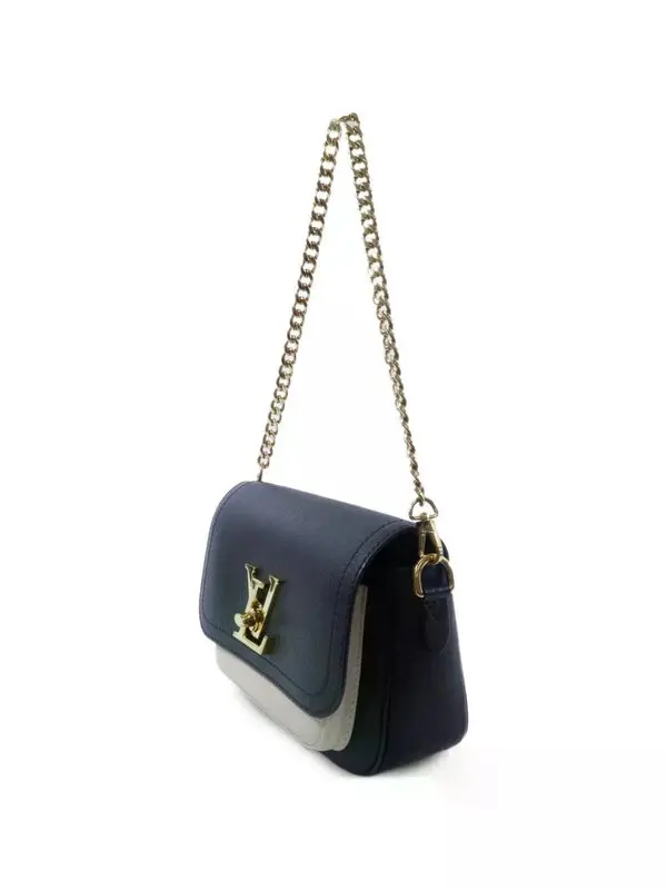 LOUIS VUITTON Small Lockme Tender Shoulder Bag - Black