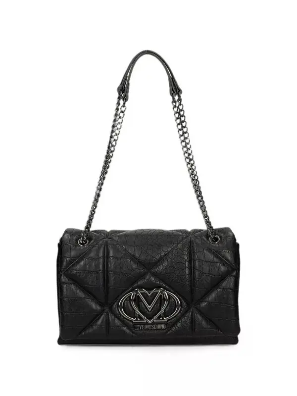 Moschino Logo-appliqué Shoulder Bag