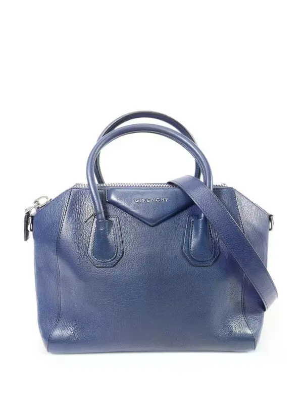 Givenchy Small Antigona Leather Tote Bag - Blue
