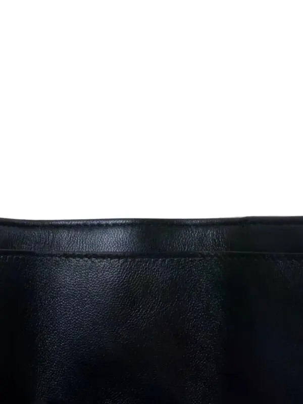Saint Laurent Cassandre Quilted Wallet - Black