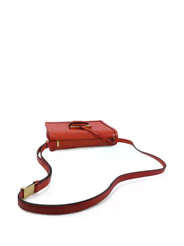 Loewe Barcelona Foldover-top Shoulder Bag - Red