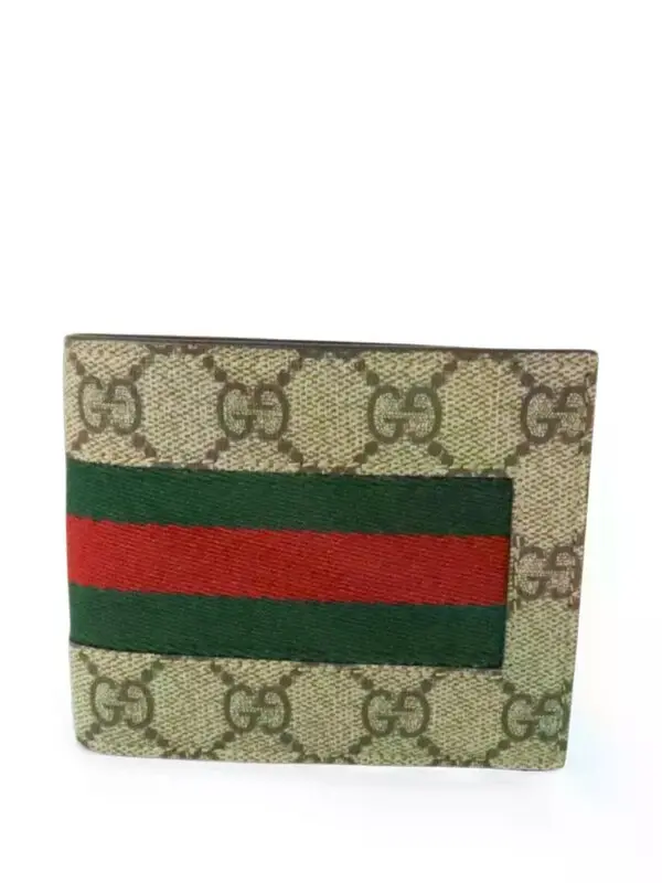 Gucci Gg Canvas Web-stripe Wallet