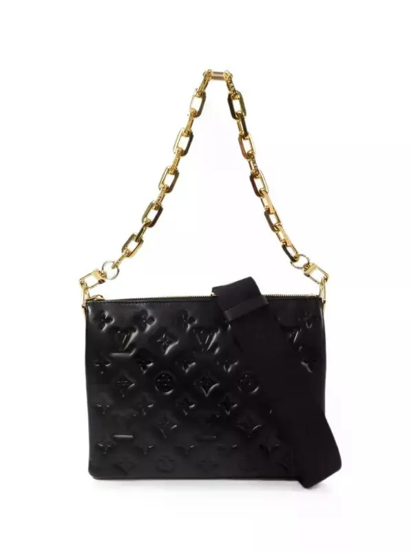 LOUIS VUITTON Pm Coussin Monogram Tote Bag - Black