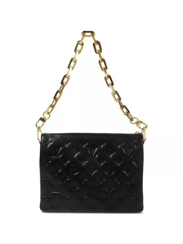 LOUIS VUITTON Coussin Pm Monogram Tote Bag - Black