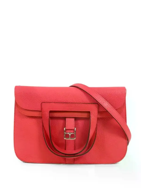 Hermès Halzan 25 Shoulder Bag - Pink