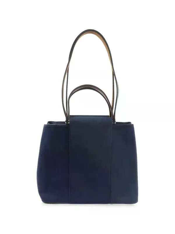 Hermès Cabag Pm Canvas Shoulder Bag - Blue