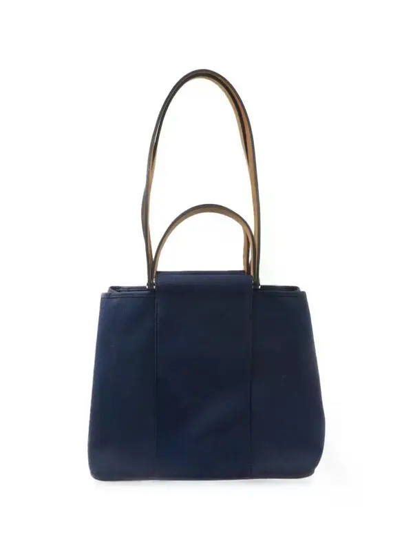 Hermès Cabag Pm Canvas Shoulder Bag - Blue
