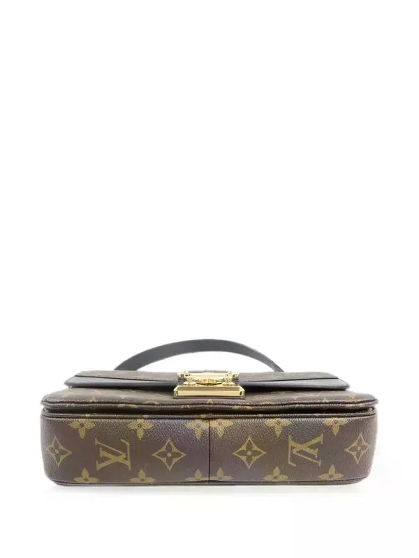 LOUIS VUITTON Monogram Marceau Satchel Bag - Brown