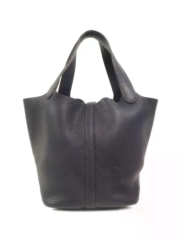 Hermès Mm Picotin Lock Tote Bag - Blue