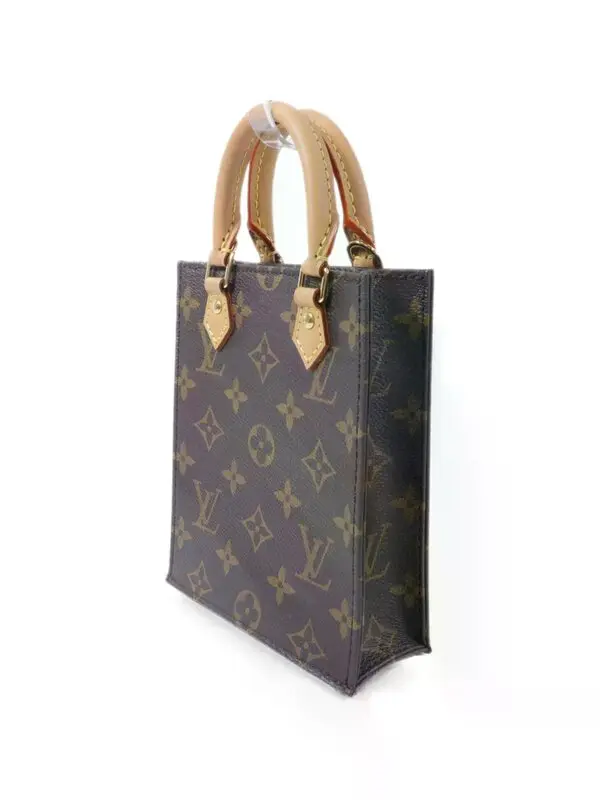 LOUIS VUITTON Petit Sac Plat Monogram Tote Bag
