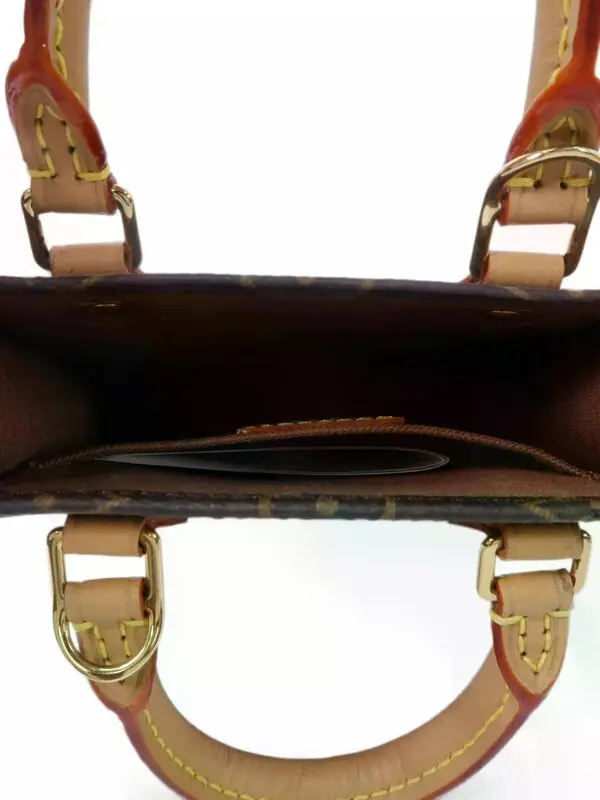LOUIS VUITTON Petit Sac Plat Monogram Tote Bag