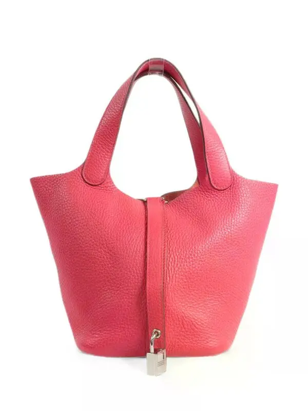 Hermès 2019 Picotin Pm Leather Bucket Bag - Pink