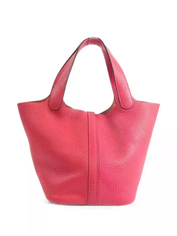 Hermès 2019 Picotin Pm Leather Bucket Bag - Pink