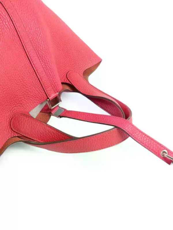 Hermès 2019 Picotin Pm Leather Bucket Bag - Pink